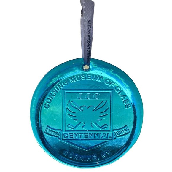 Corning Museum Of Glass | Art | Corning Museum Glass Turquoise Blue ...